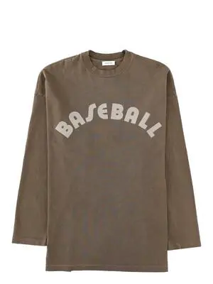 Fear Of God T-shirt A Manica Lunga Baseball - Brown