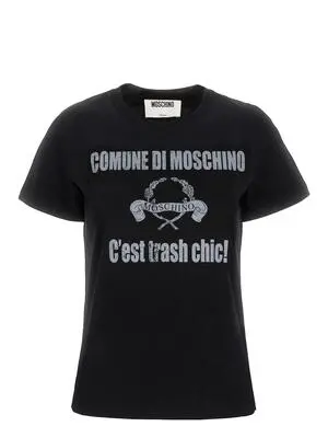 Moschino Graphic Print Short Sleeve T-shirt - Multicolor