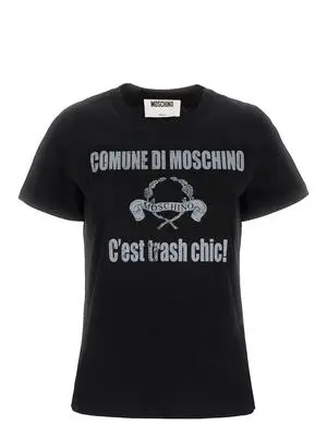 Moschino Graphic Print T-shirt - Black