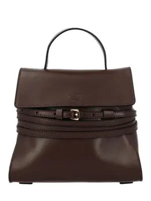 Moschino Borsa Tie Me Small - Brown