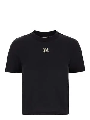 Palm Angels Embroidered Logo T-shirt - Multicolor