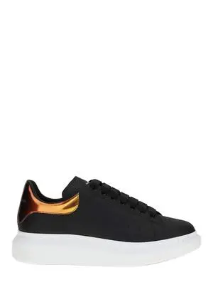 Alexander McQueen Leather Sneakers - Black