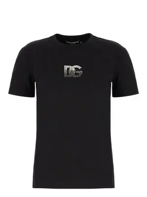 Dolce & Gabbana Embellished Logo T-shirt - Multicolor