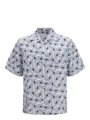 Prada Cotton Shirt With Floral Print - Multicolor