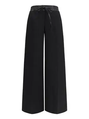 Alaïa Virgin Wool Pants - Black