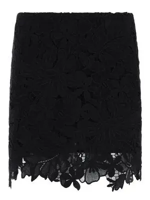 Sportmax Macramé Mini Skirt - Black