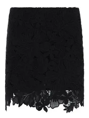 Sportmax Macramé Mini Skirt - Black