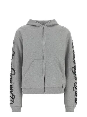 Balenciaga Grey Cotton Sweatshirt - Gray