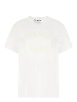 Givenchy GIVENCHY Logo Appliqué T-shirt Multicolor