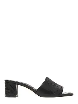 Alexander McQueen Embossed Mule Sandals - Multicolor