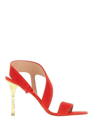 BALMAIN BALMAIN Suede High Heel Mules