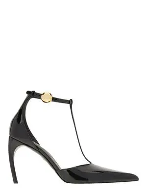 FERRAGAMO Glossed Stiletto Pumps - Multicolor