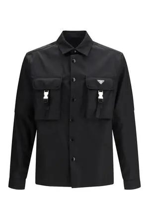 Prada Re-nylon Shirt - Black