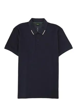 BOSS Polo Con Logo - Blue