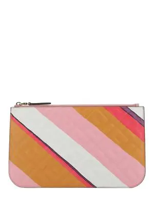 Fendi Leather Clutch - Multicolor