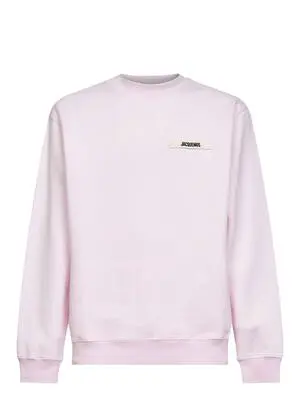 Jacquemus Pink Organic Cotton Fleece The Gros Grain Sweatshirt - Multicolor
