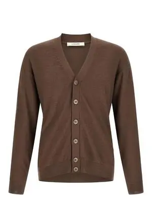 LEMAIRE Relaxed Twisted Cardigan - Brown