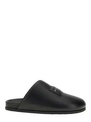 Givenchy Leather Mules - Black