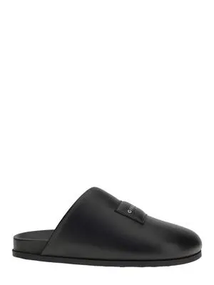 Givenchy Leather Mules - Black