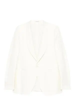 Tagliatore Single-breasted Tailored Blazer - Cream
