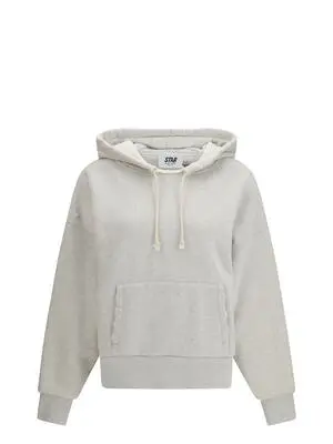 GOLDEN GOOSE Star Hooded Sweatshirt - Gray