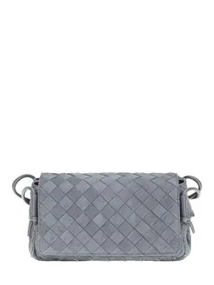Bottega Veneta Notturno Shoulder Bag - Gray