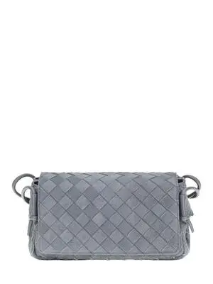 Bottega Veneta Notturno Shoulder Bag - Gray