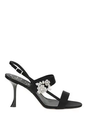 ROGER VIVIER Bouquet Sandals - Black