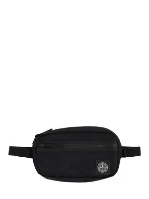 Stone Island Nylon Metal Belt Bag - Black