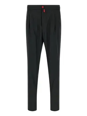 Kiton KITON Pure Wool Relaxed Fit Trousers Gray