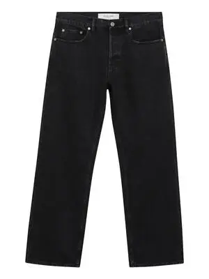 GOLDEN GOOSE Vintage-effect Denim Jeans - Black