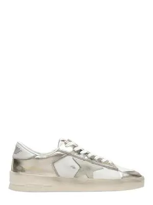 GOLDEN GOOSE Golden Goose Sneakers Ball Star Platinum/Milk/Beige Women Silver