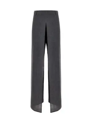 Fendi Pinstripe Tailored Trousers - Multicolor
