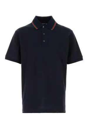 Gucci Midnight Piquet Polo Shirt - Blue