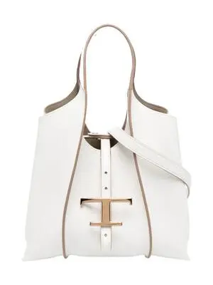 TOD'S Tod's Leather Tote White