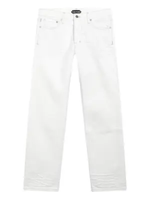 TOM FORD Stretch Cotton Jeans - White