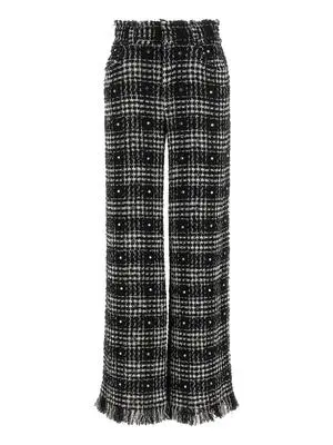 Giuseppe Di Morabito Prince Of Wales Bouclé Pants - Multicolor