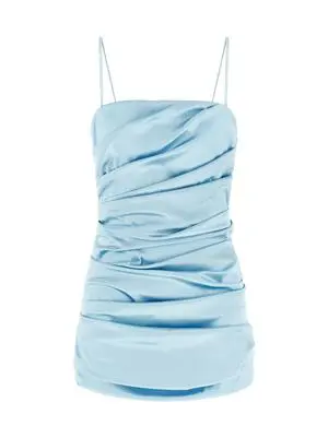 Dolce & Gabbana Stretch Satin Dress - Blue