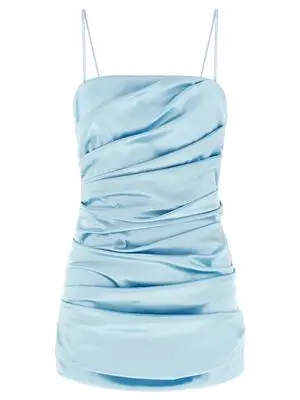 Dolce & Gabbana Stretch Satin Dress - Blue