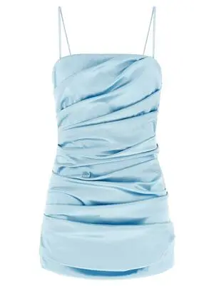 Dolce & Gabbana Stretch Satin Dress - Blue