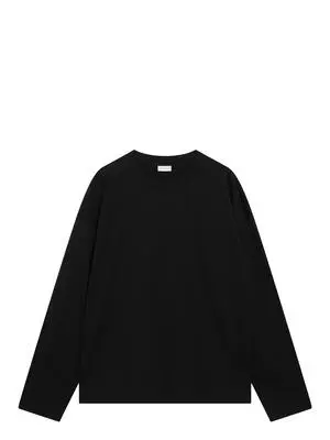 Dries Van Noten Long-sleeve Cotton T-shirt - Black