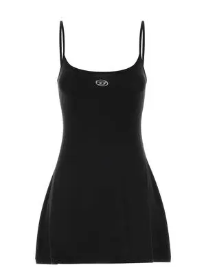 DIESEL® Jersey Stretch Mini Dress - Black