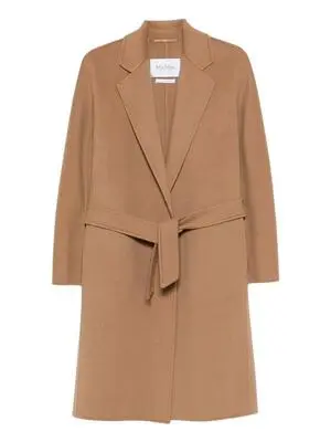 Max Mara Cashmere Single-breasted Coat - Brown