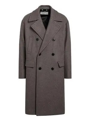 Dries Van Noten Wool Blend Coat - Cream