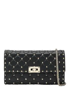 Valentino Garavani Rockstud Spike Crossbody Bag - Black