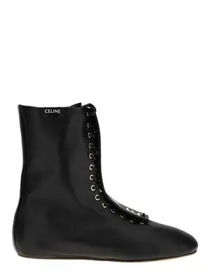 Celine Lace-up Boot 05 - Black