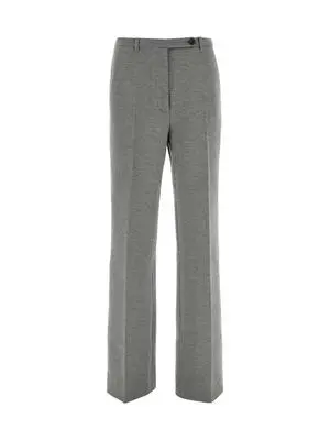 Miu Miu MIU MIU Stretch Viscose Blend Pant Gray