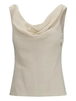BRUNELLO CUCINELLI BRUNELLO CUCINELLI Viscose And Linen Twill Top