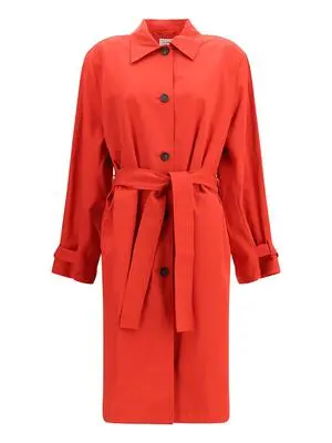TOTEME Trench Coat - Red