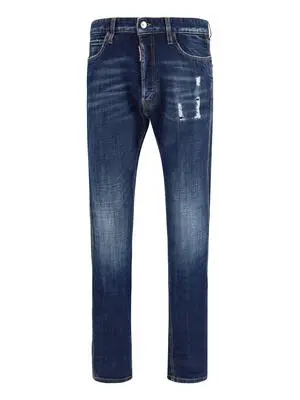 Dsquared2 Teddy Mini Front Jeans - Blue